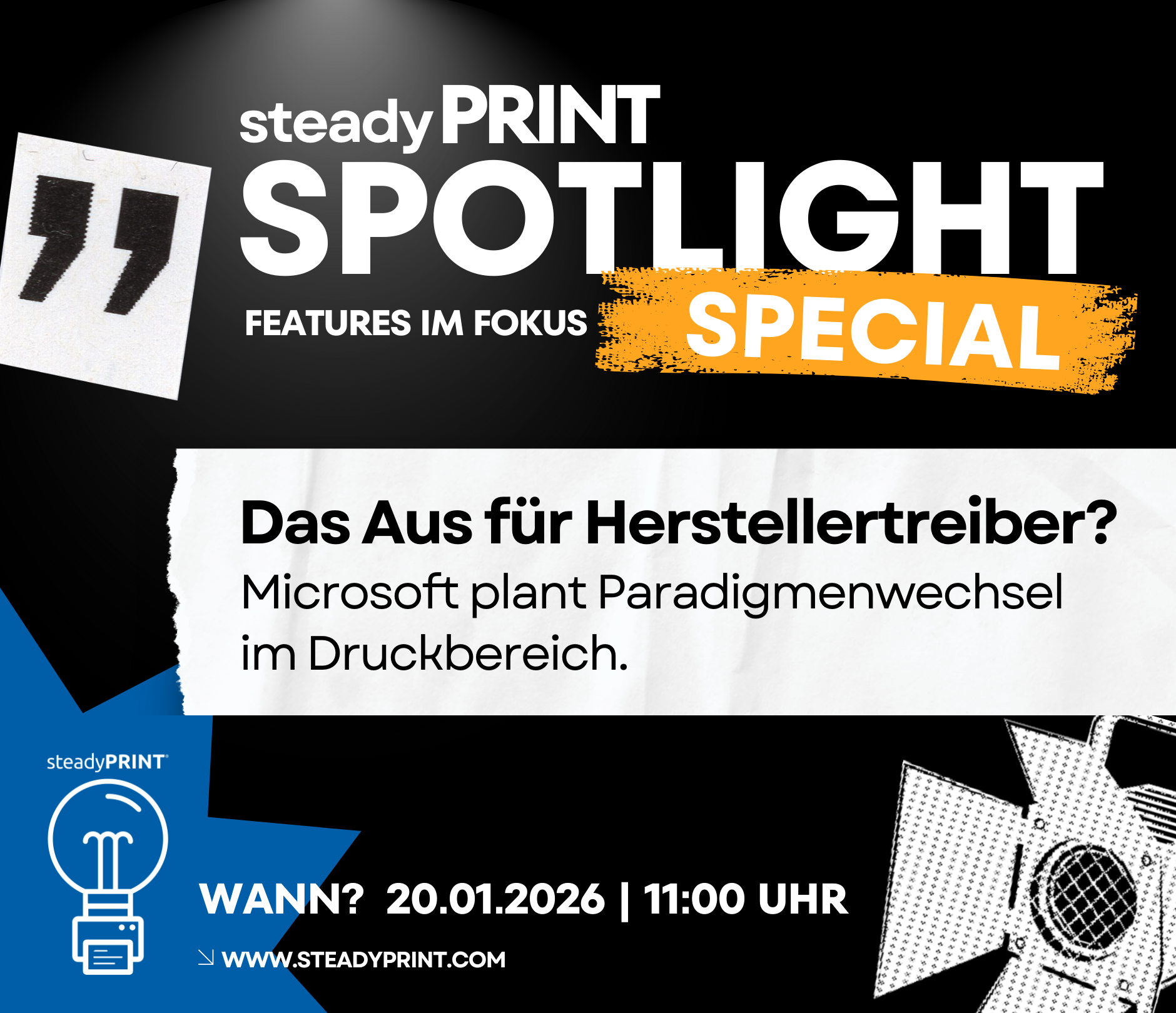 steadyPRINT SPOTLIGHT SPECIAL: Das Aus für Herstellertreiber? Microsoft ...